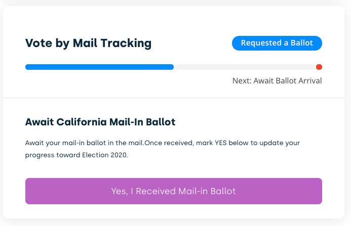Request and Track your Mail-In Ballot for the 2020 Election